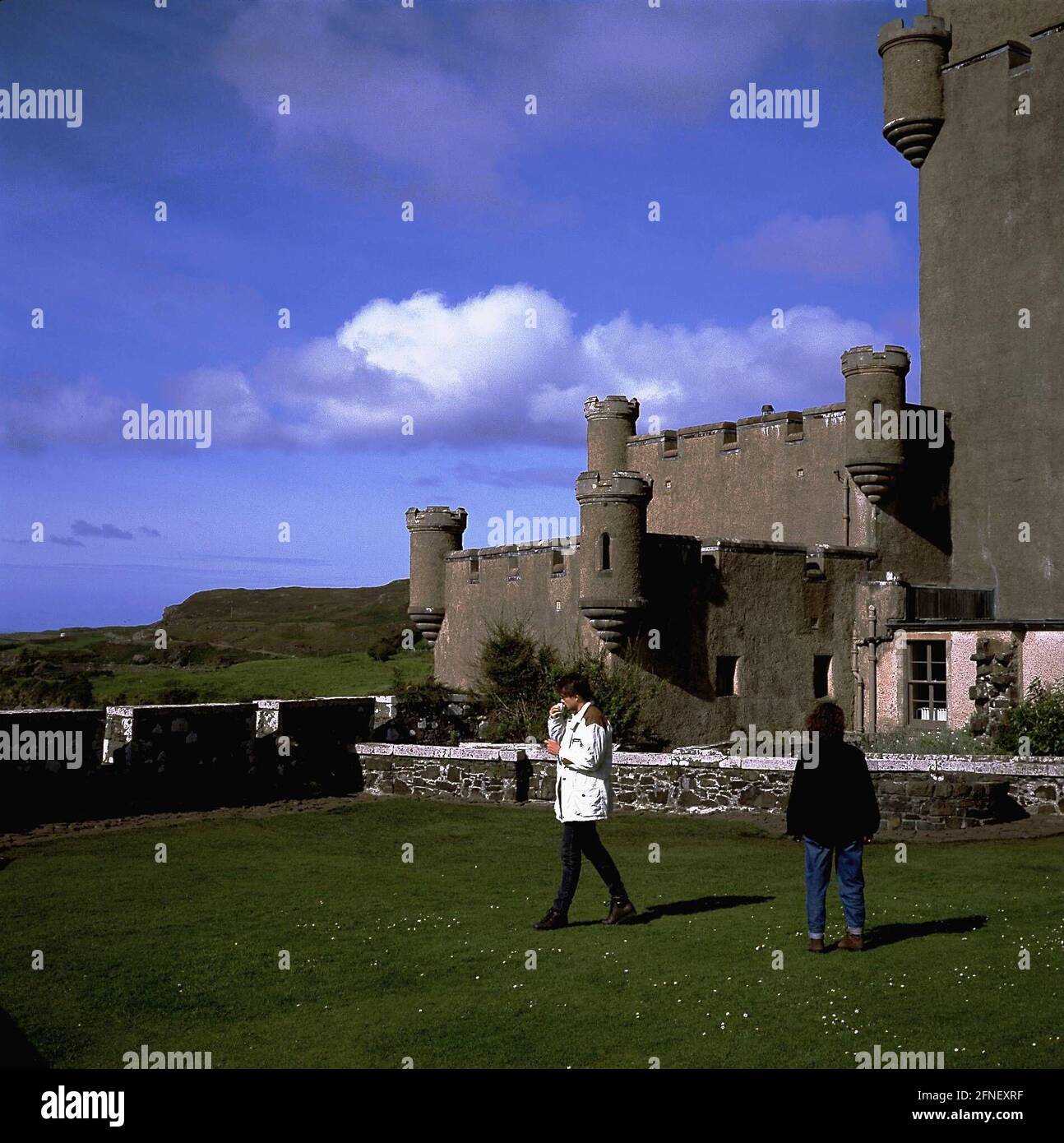 Scotland: Isle of Skye, garden of Dunvegan Castle, oldest inhabited ...