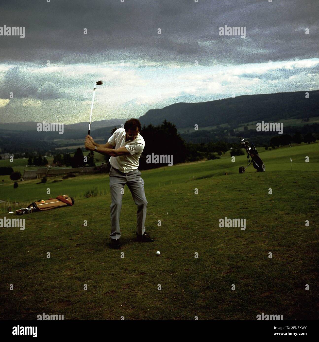 Scotland: At Pitlochry Golf Course, 18 holes, Perthshire. [automated ...