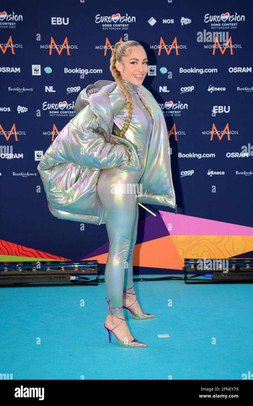Rotterdam, Netherlands. 16th May, 2021. Eurovision Song Contest (ESC ...