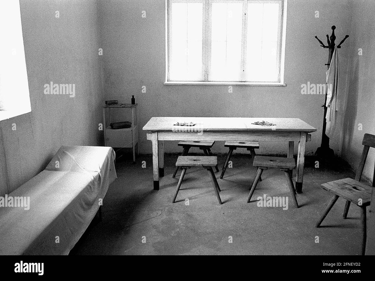 Doctors' room in the Auschwitz camp. [automated translation] Stock ...