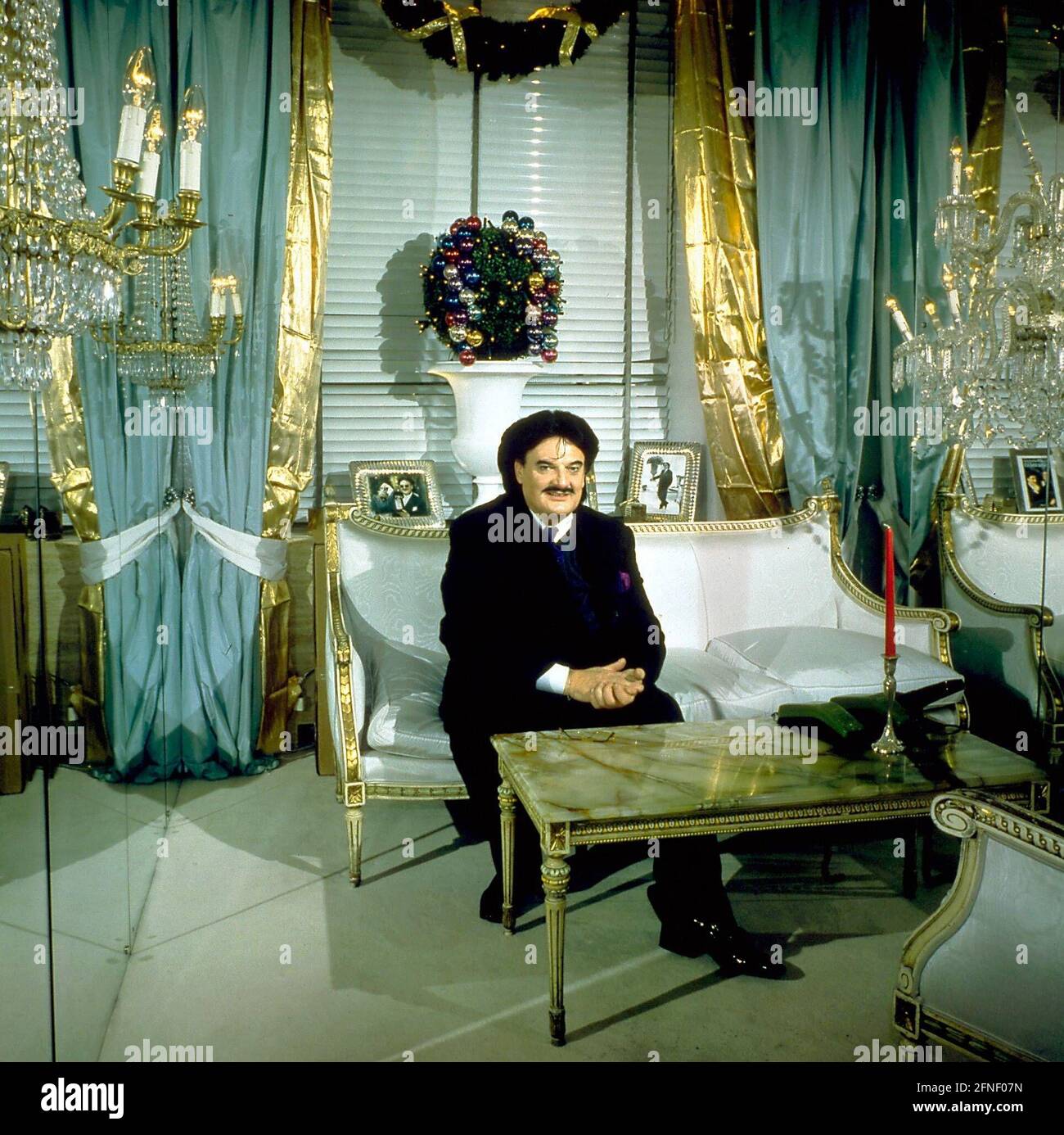 Fashion czar Rudolph Moshammer in his fashion store on ...