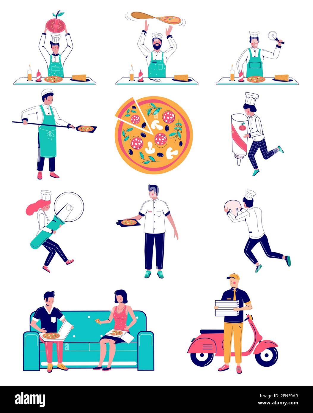 Vintage pizza maker hi-res stock photography and images - Alamy