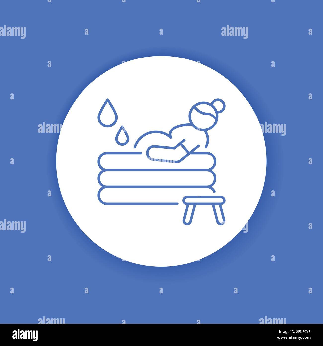 Water birth mother Stock Vector Images - Alamy