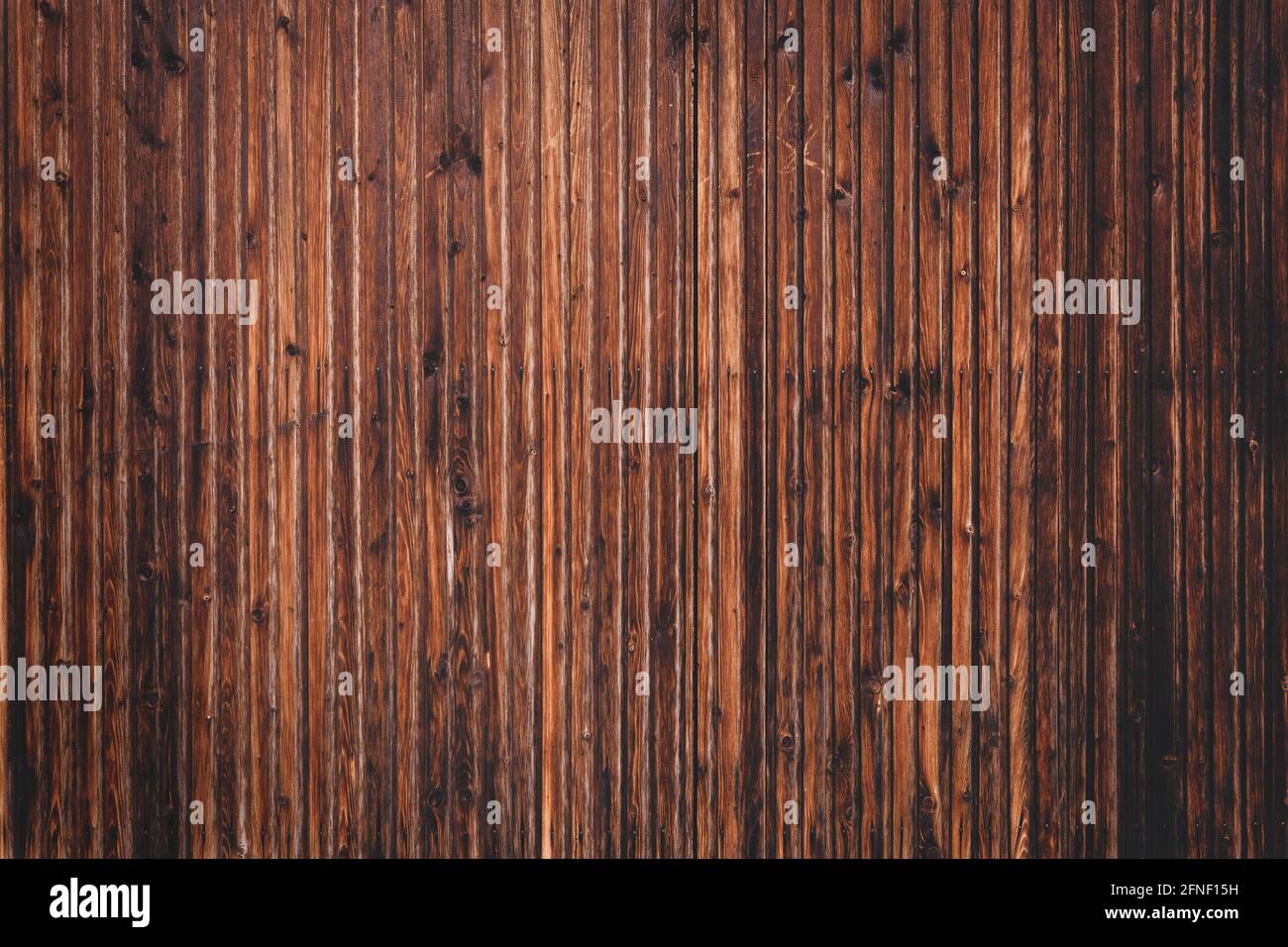 Rustic wooden panel wall as background, worn wood planks texture ...