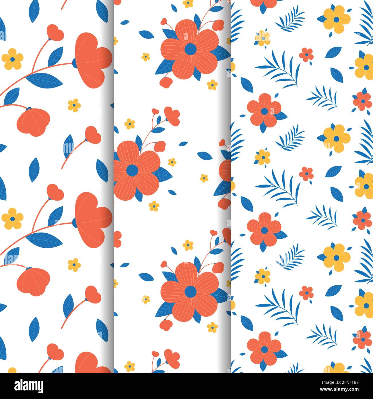 Coral hibiscus Stock Vector Images - Alamy