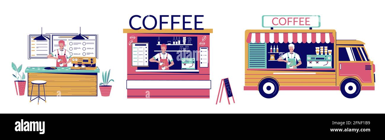 Street cafe house icon Stock Vector Images - Alamy