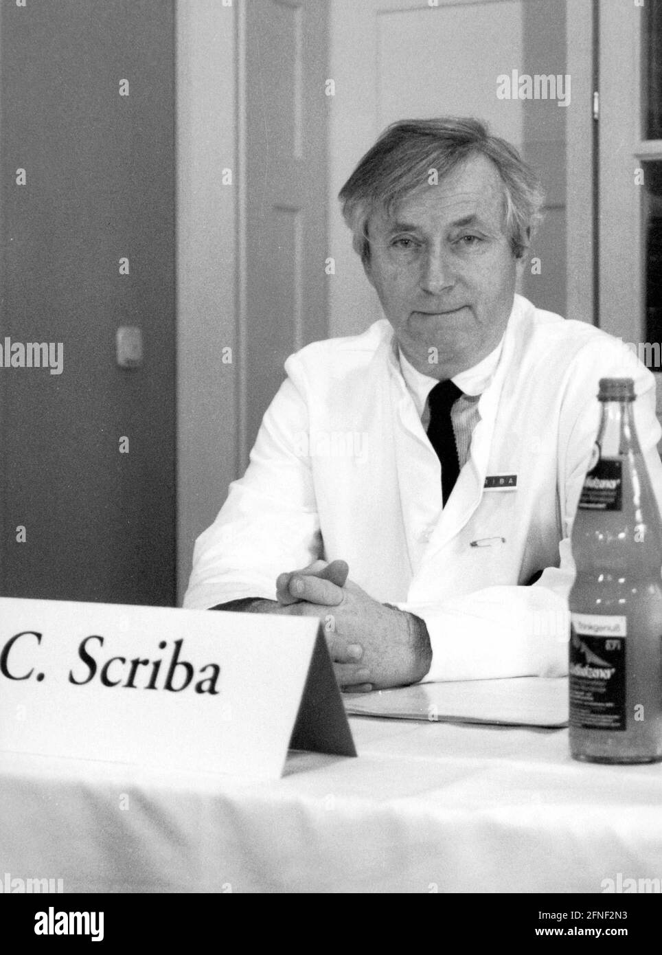 Prof.Dr. Peter Christian Scriba, Head of the Medical Clinic Downtown of ...