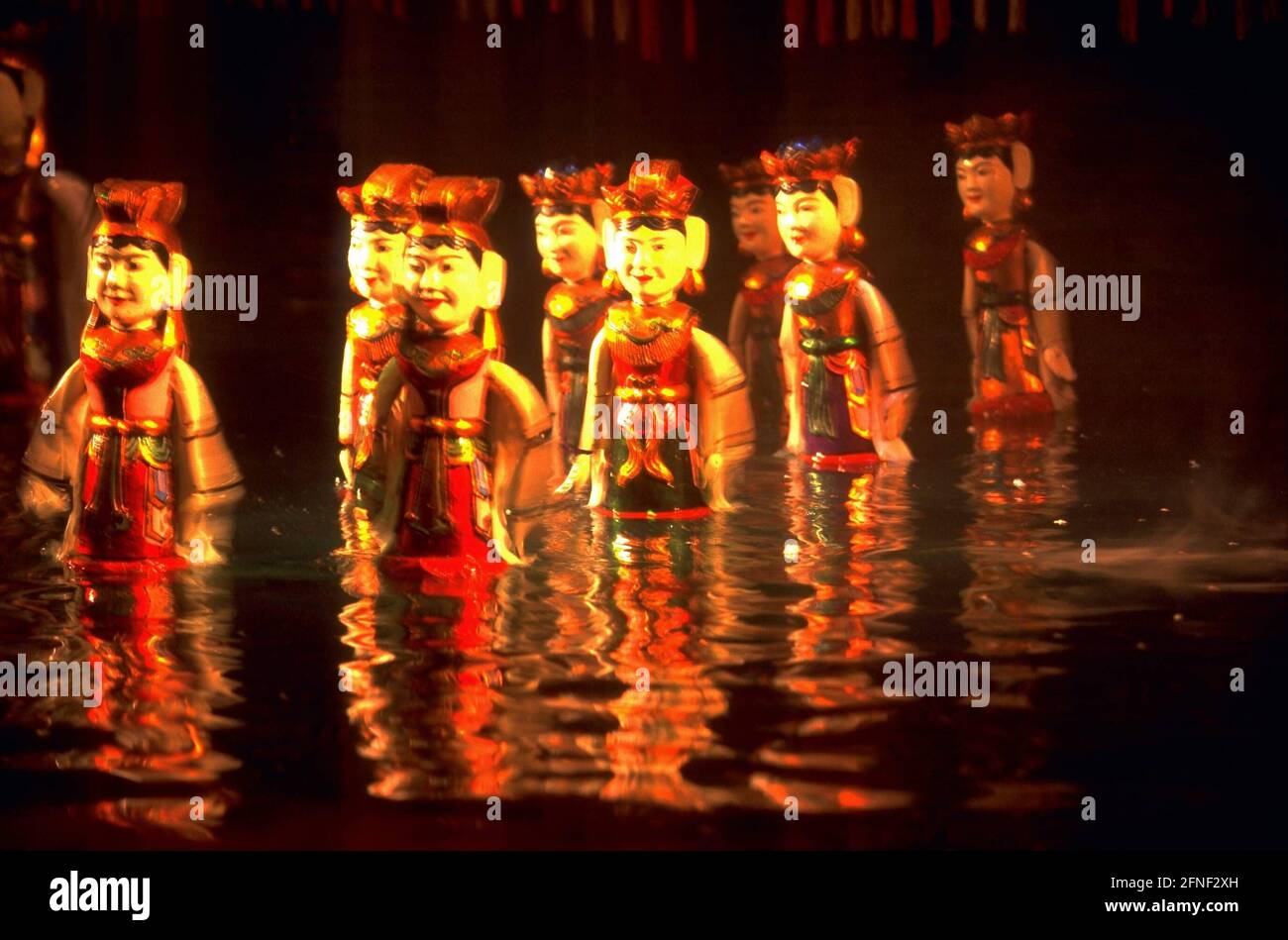 Vietnamese theatre with water puppets. [automated translation] Stock ...