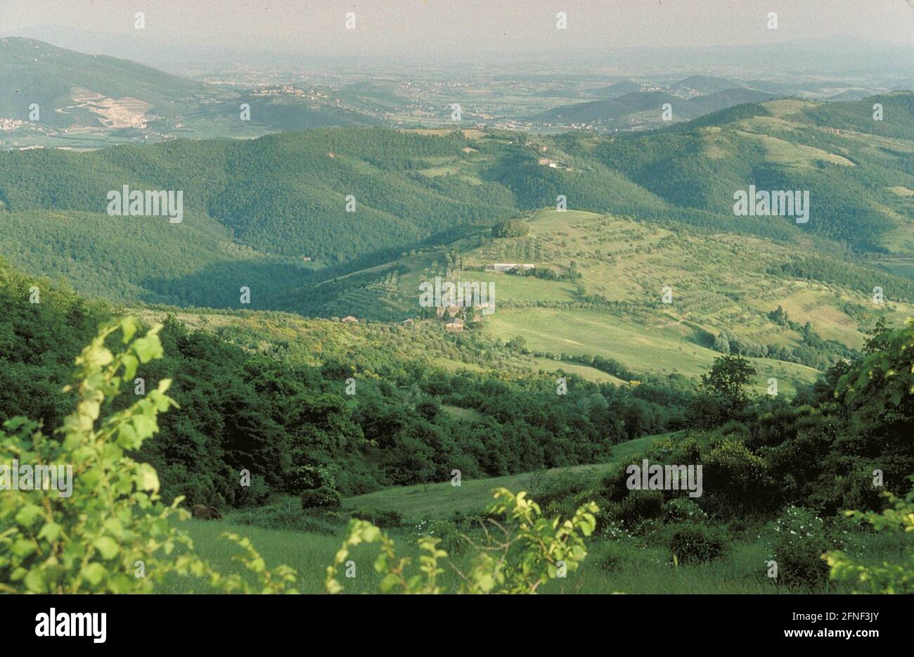 Typical landscape in Umbria. [automated translation] Stock Photo - Alamy