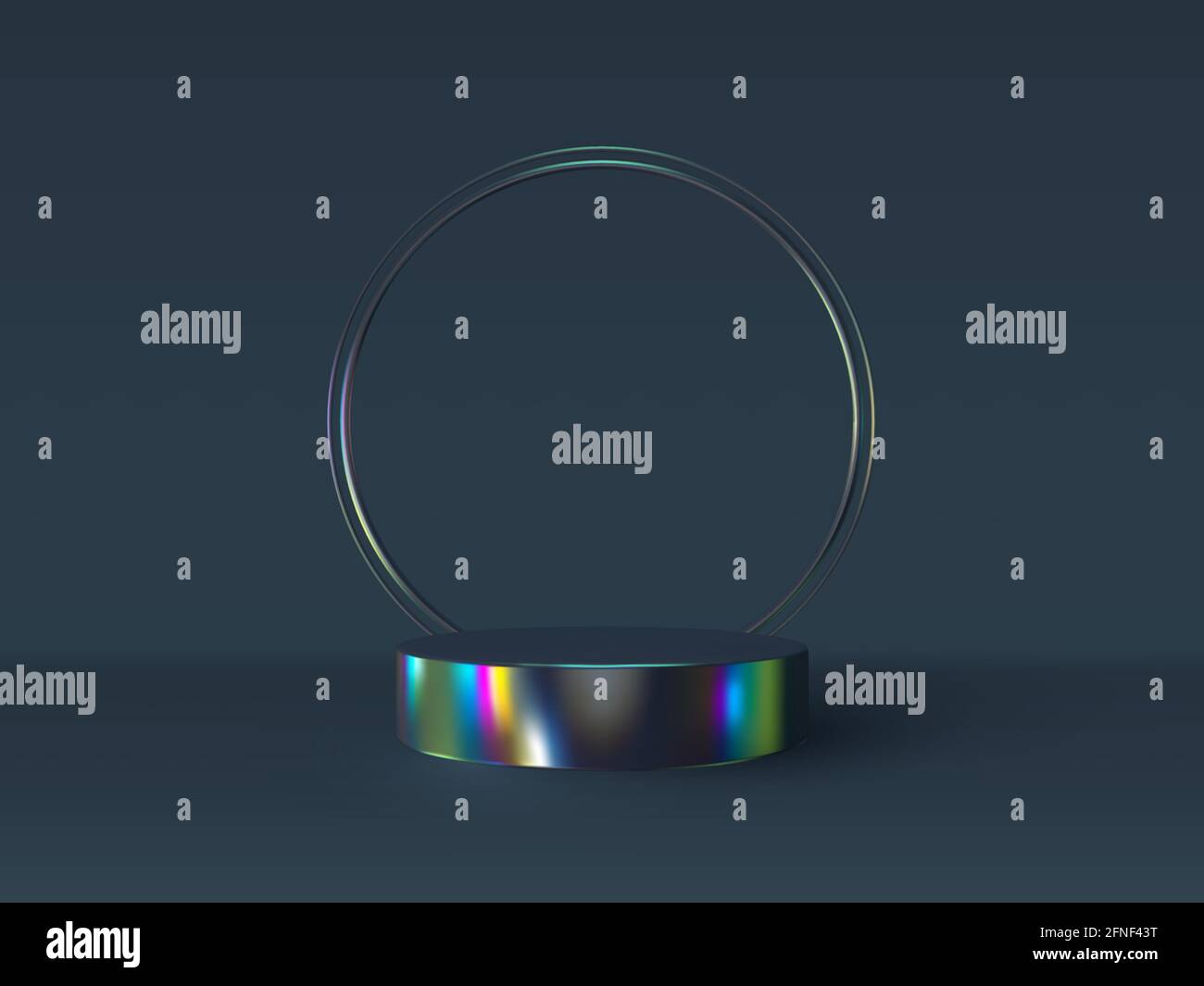 3d round podium pedestal Stock Vector Images - Alamy