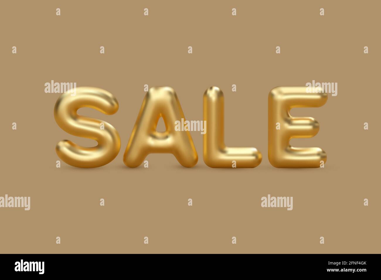 Sale discount golden balloon Stock Vector Images - Alamy