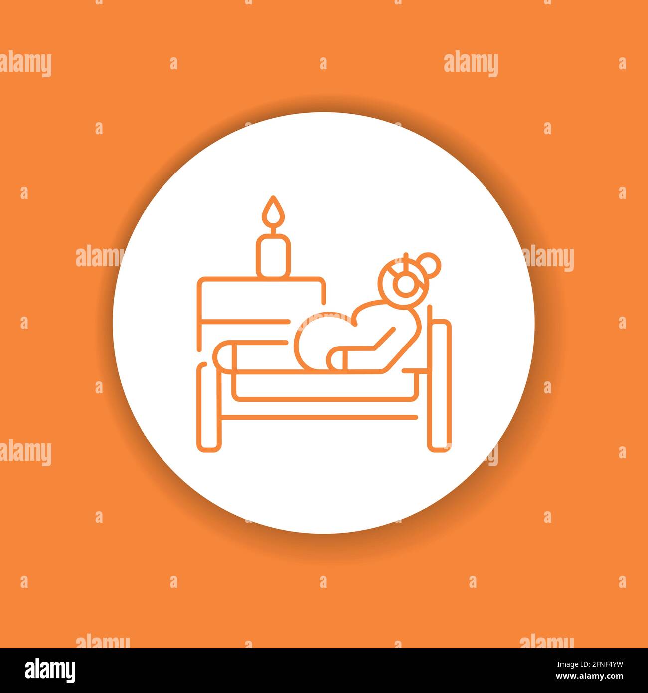Pregnant woman rest color glyph icon. Pictogram for web, mobile app ...