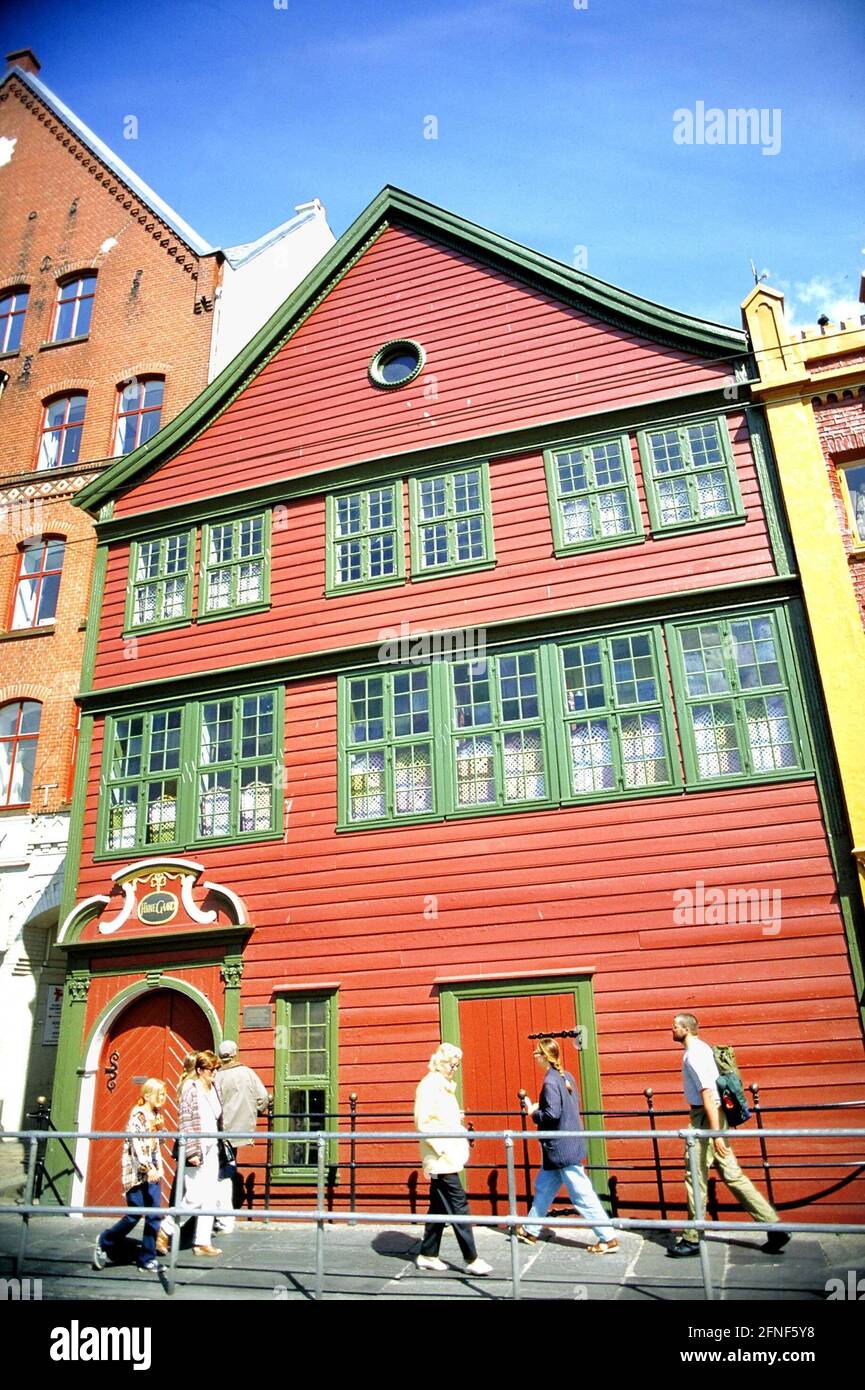 A former department store and warehouse in Bergen's old town district ...