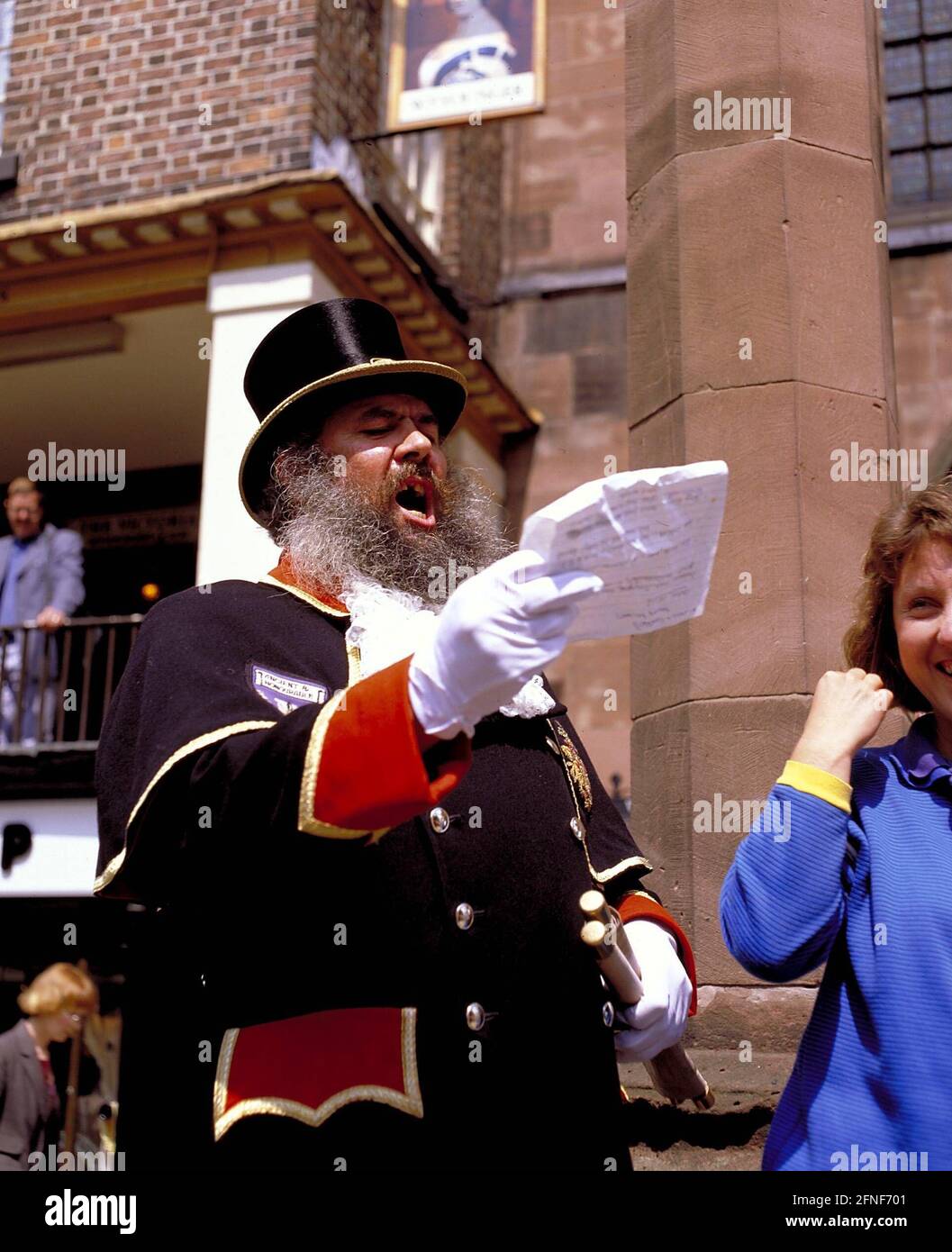 Chester's 'Town Crier' who still calls out the latest news daily at the ...