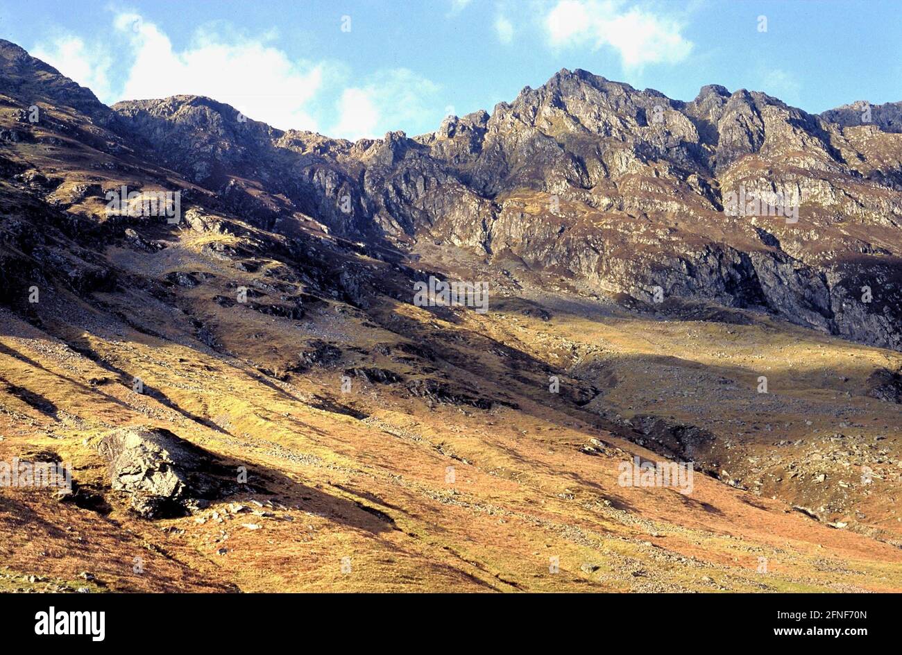 Landscape in the Glencoe Valley/Glencoe in the Highlands in Scotland ...