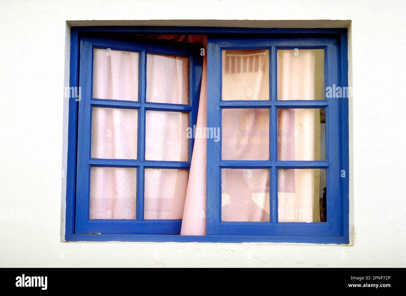 Window detail in Orzola on Lanzarote. [automated translation] Stock ...