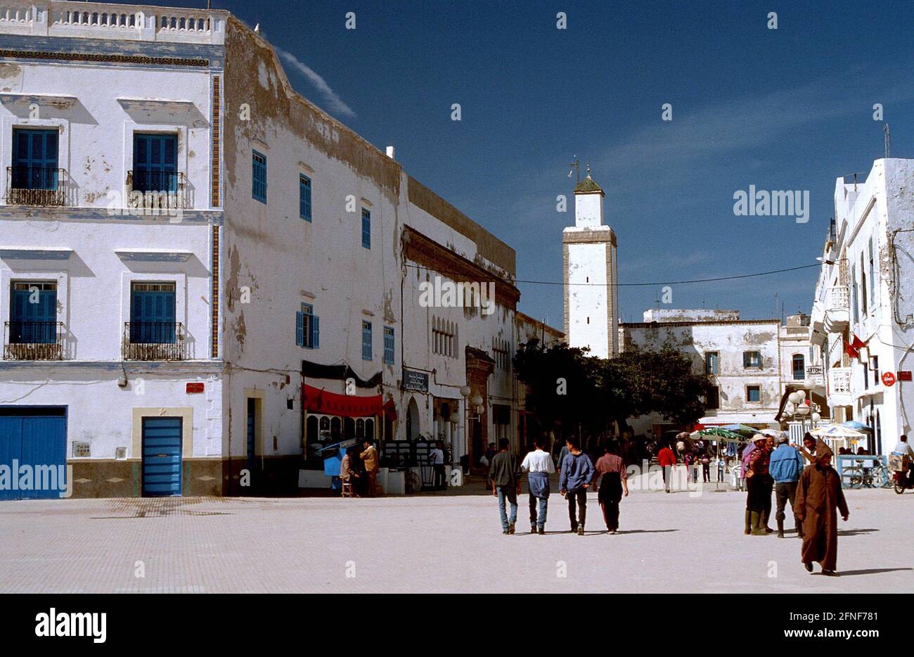 Prince Moulay Hassan Square in the centre of Essaouira (As-Suweira ...