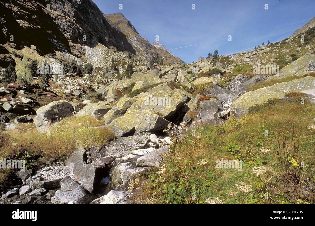 The Dorfer Valley in East Tyrol. [automated translation] Stock Photo ...