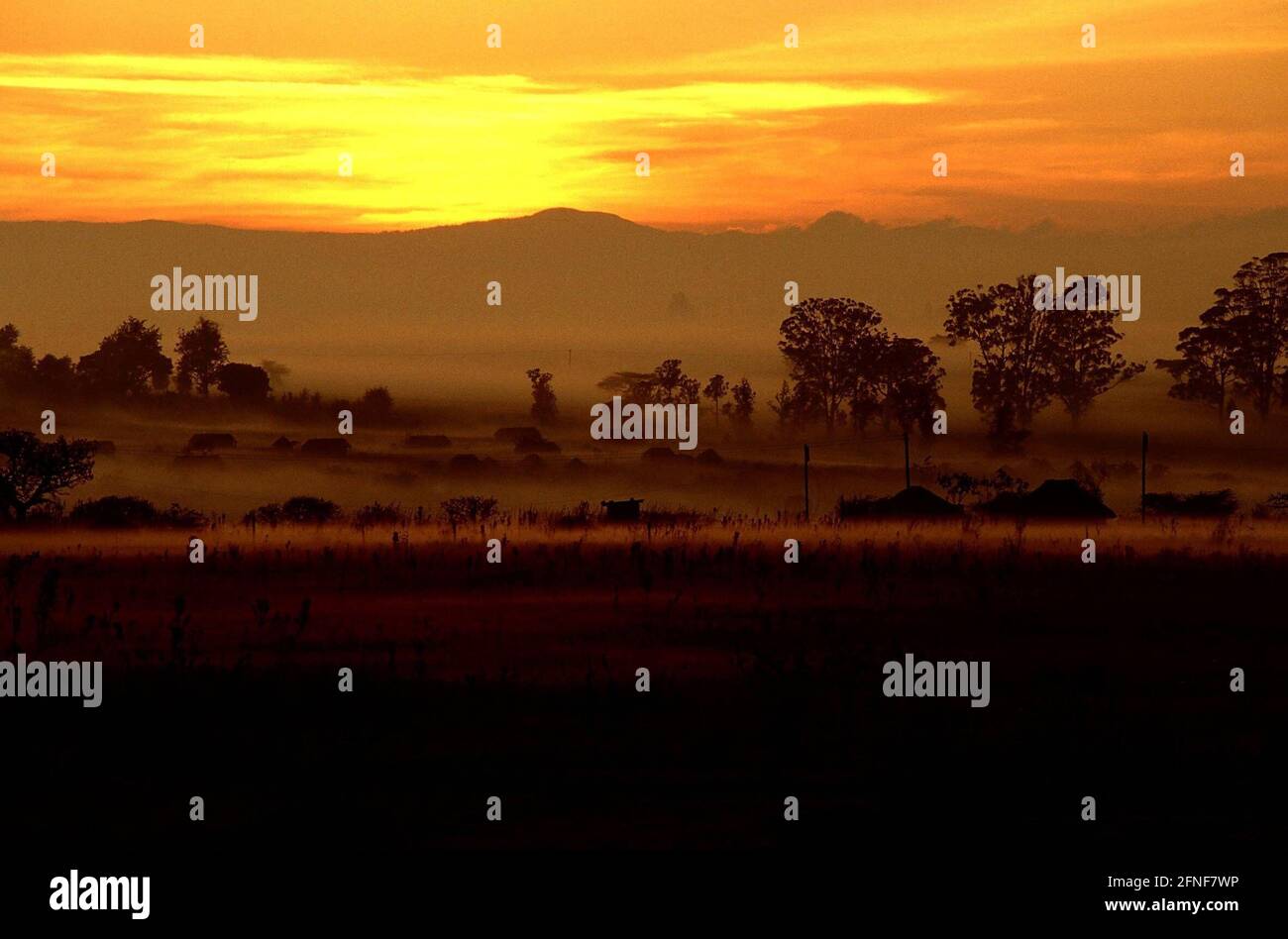 Sunset at Mount Eglon. [automated translation] Stock Photo - Alamy