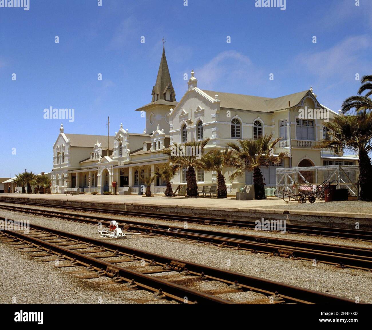 The old railway station of Swapkopmund was built in 1901 by German ...