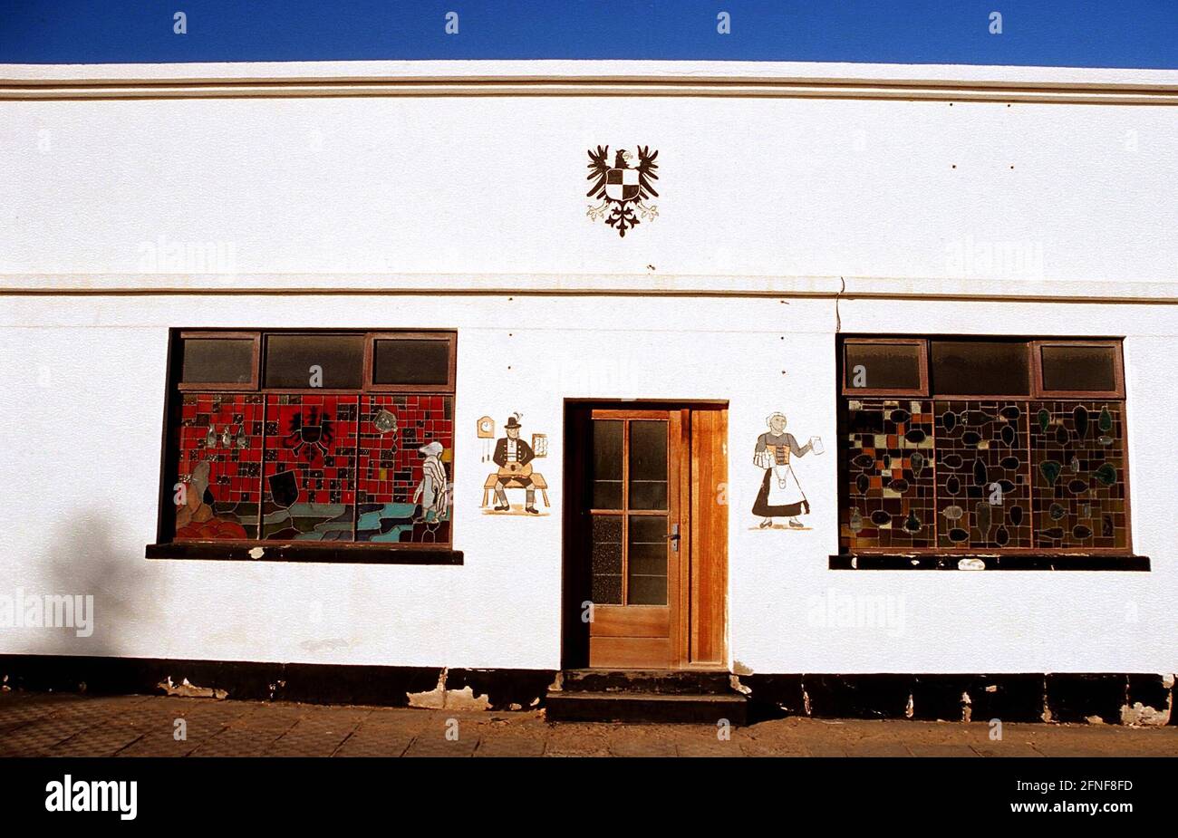 The Prussian coat of arms on the front of a house built in the German ...