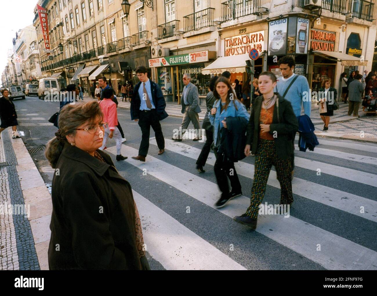 Passers shopping street hi-res stock photography and images - Alamy