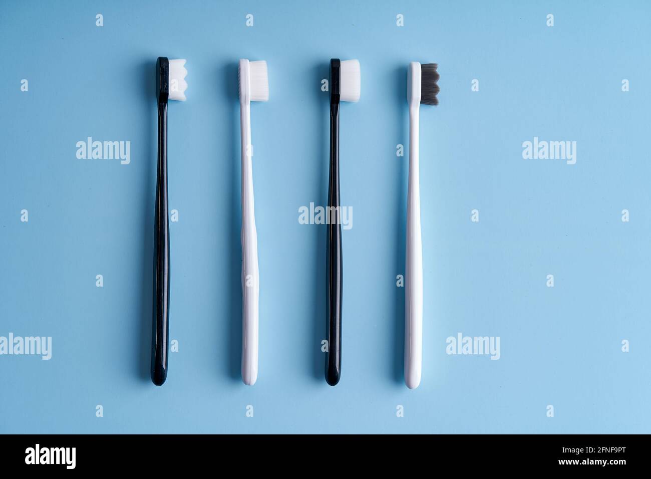 Trendy soft-bristled toothbrushes. Popular toothbrushes. Hygiene trends ...