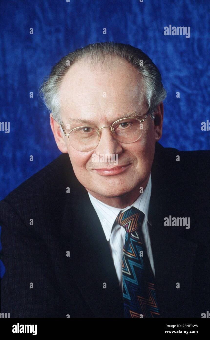 The German SPD politician and communication scientist PETER GLOTZ ...