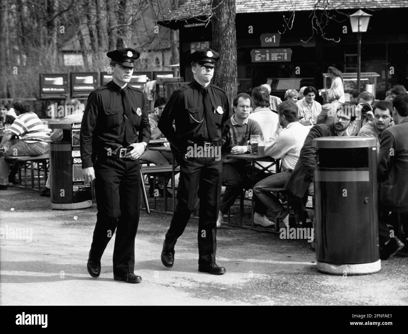 Black sheriffs from a private security company patrol the English ...