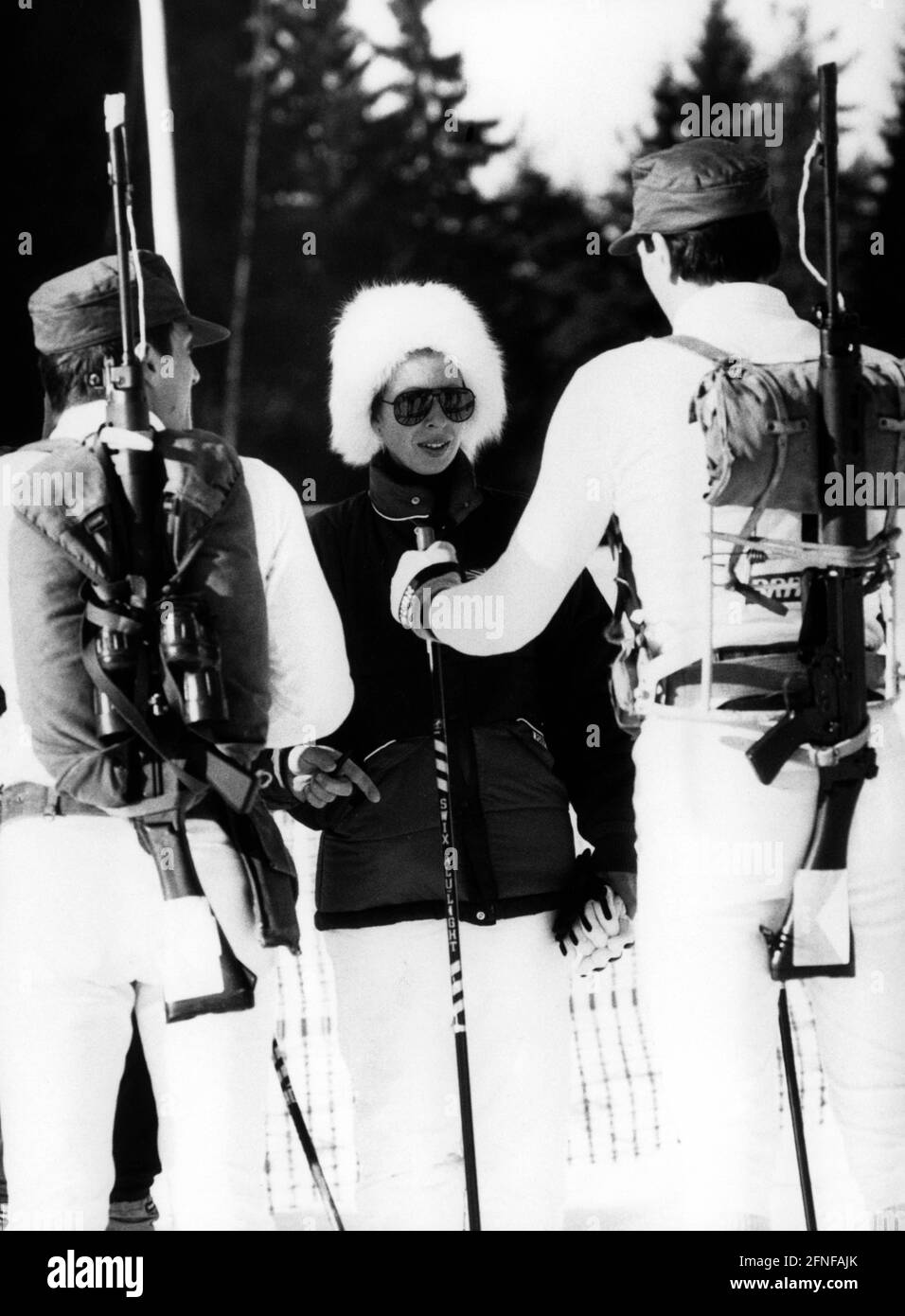 Princess Anne, as President of the National Olympic Committee of ...