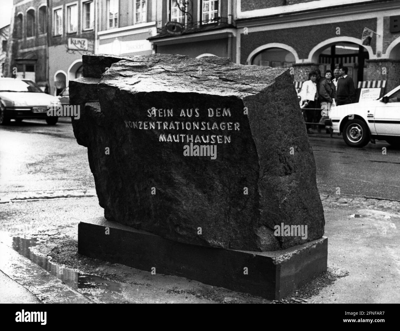 "Two weeks before Hitler's 100th birthday, this memorial in the form of ...