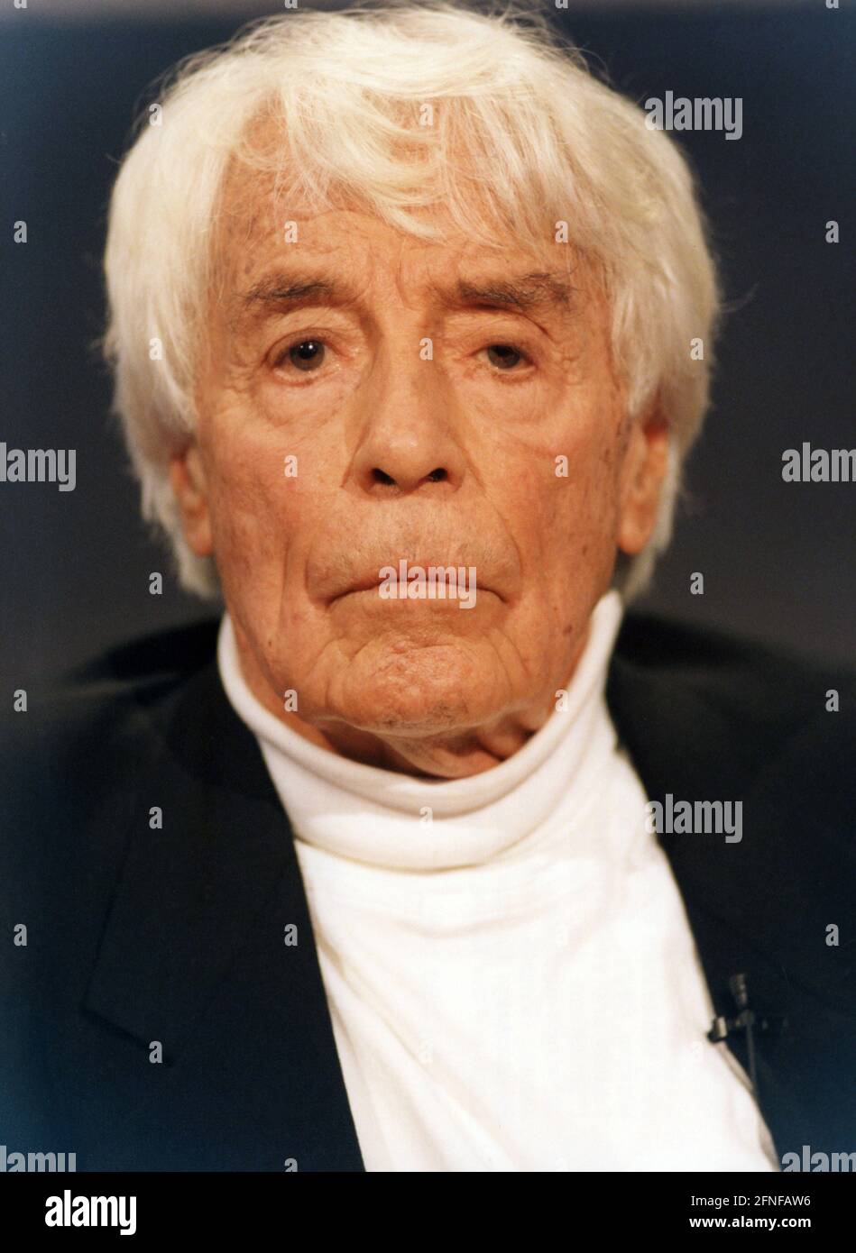 Johannes Heesters, actor. [automated translation] Stock Photo - Alamy