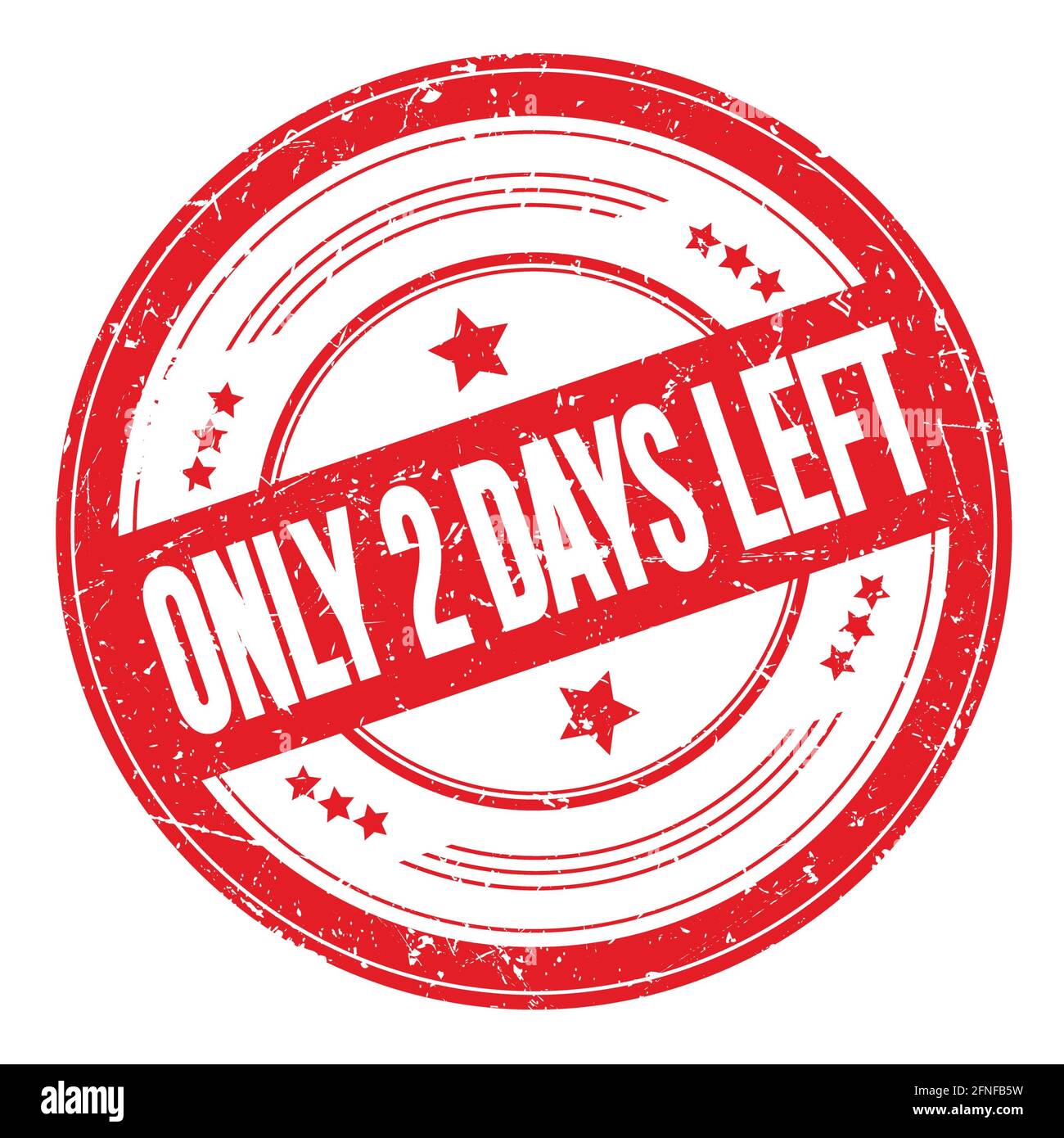 Only 2 days left word hi-res stock photography and images - Alamy