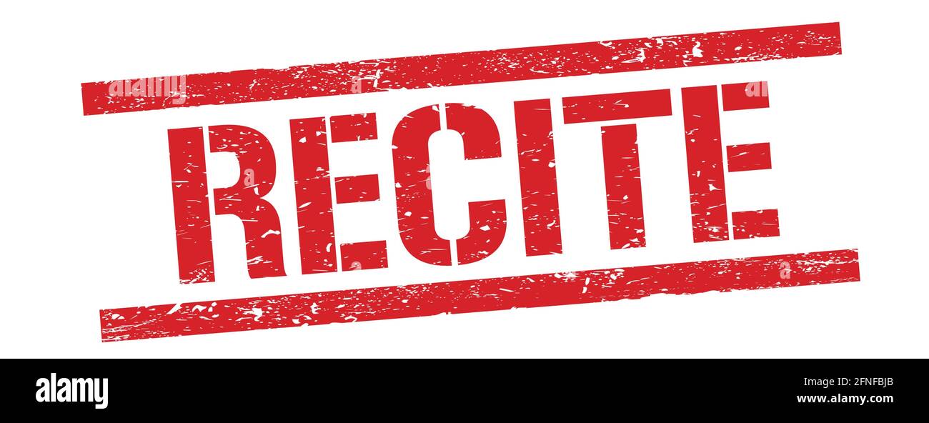 Recite text hi-res stock photography and images - Alamy