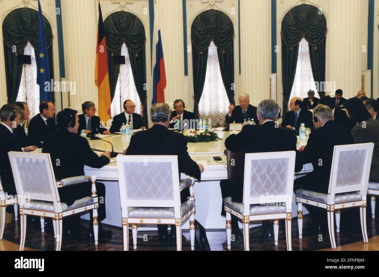 German and Russian representatives at talks in Moscow. [automated ...