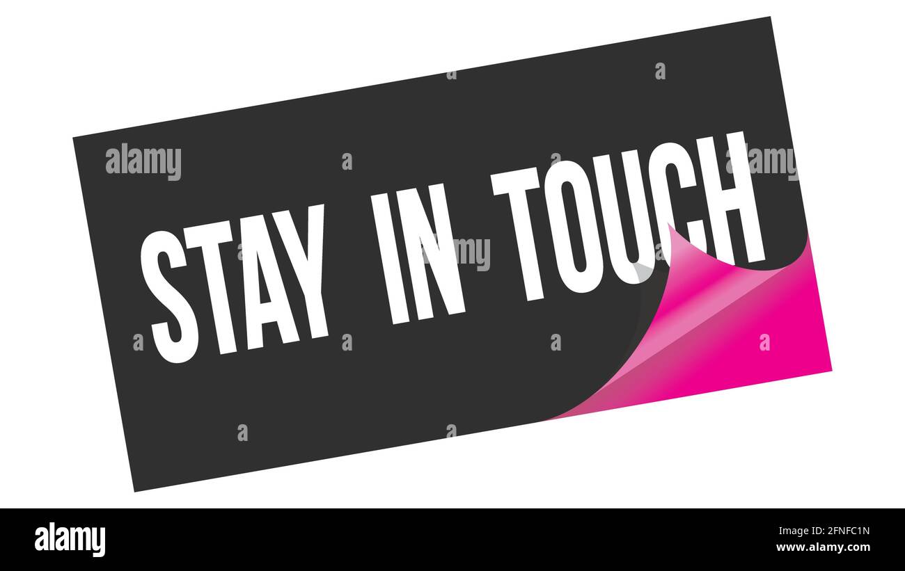 Stay in touch stamp hi-res stock photography and images - Alamy