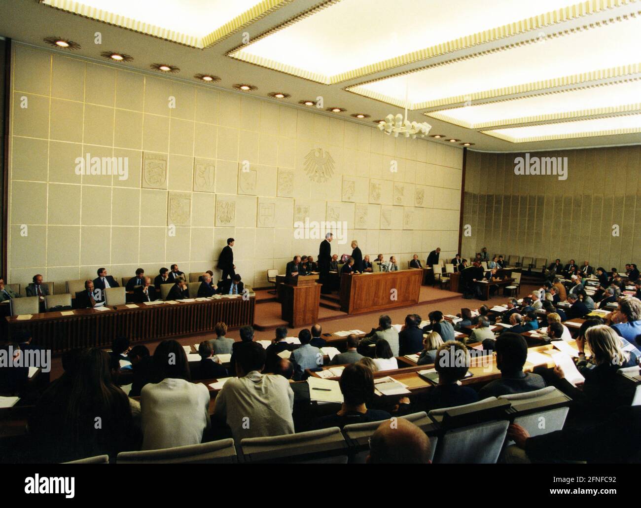 Plenary hall of the Bundesrat. [automated translation] Stock Photo - Alamy