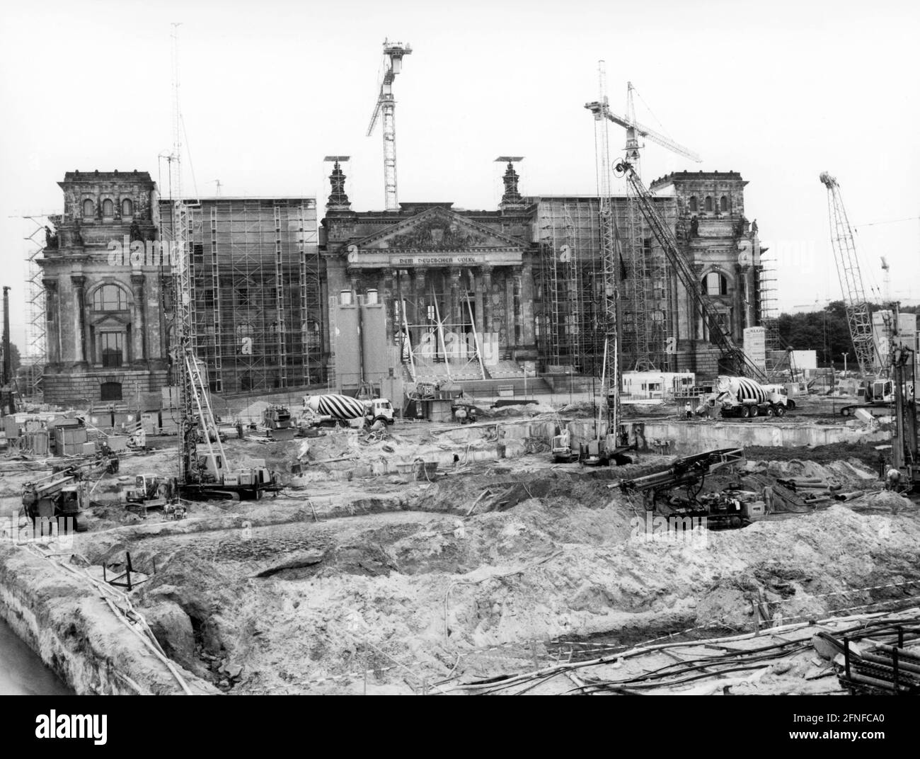 The Reichstag building is being rebuilt, the building was completed in ...