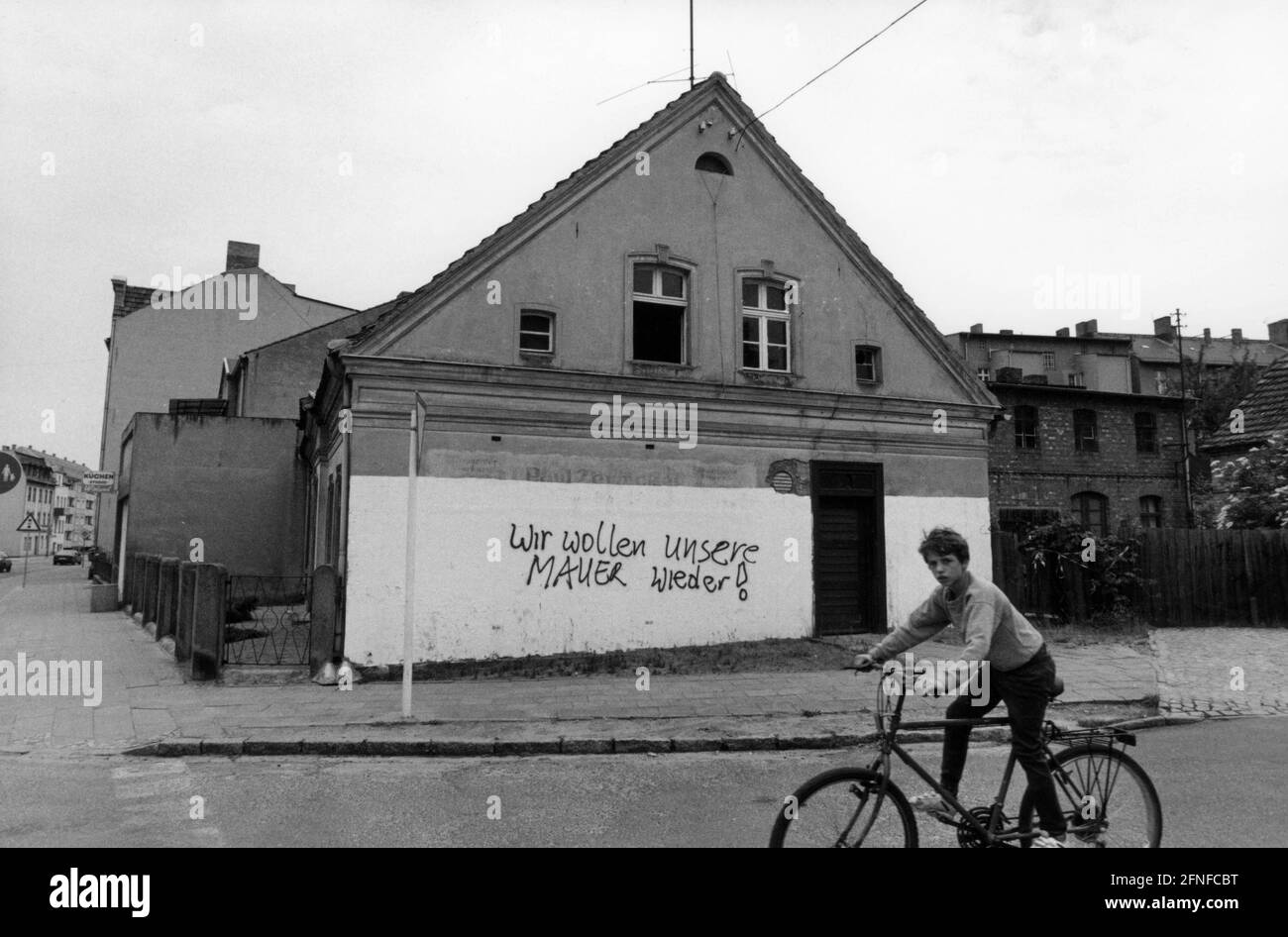 Boy driving a bicycle Black and White Stock Photos & Images - Alamy