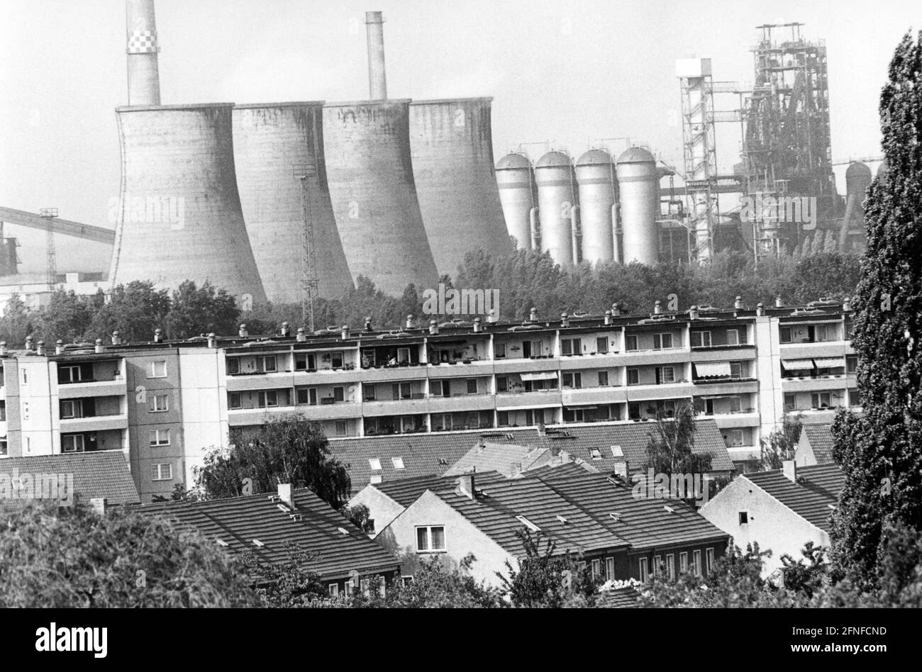 View of steelworks Black and White Stock Photos & Images - Alamy