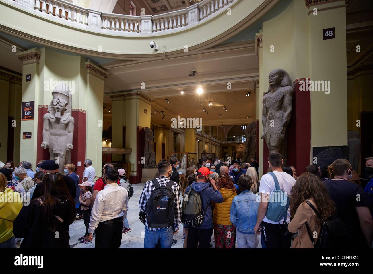Cairo Egypt - April 13, 2021. Egyptian Museum, various exhibits Stock ...