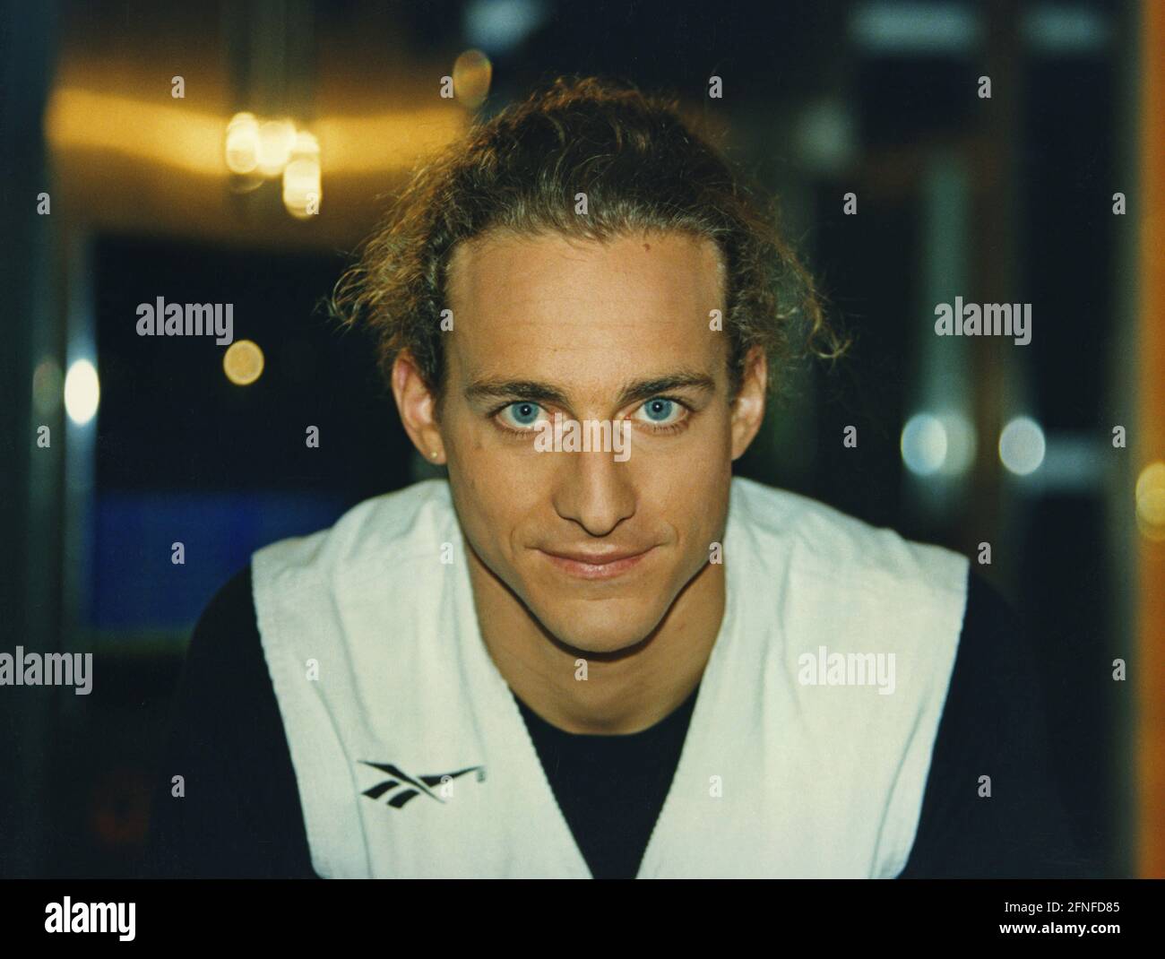 Portrait of pole vaulter Tim Lobinger. [automated translation] Stock ...
