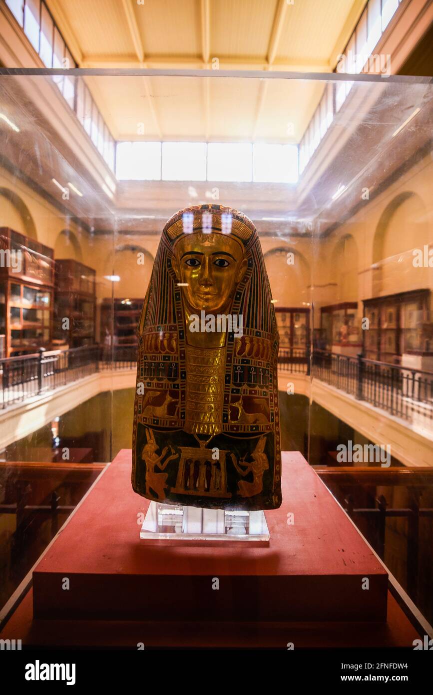 Cairo Egypt - April 13, 2021. Egyptian Museum, various exhibits Stock ...