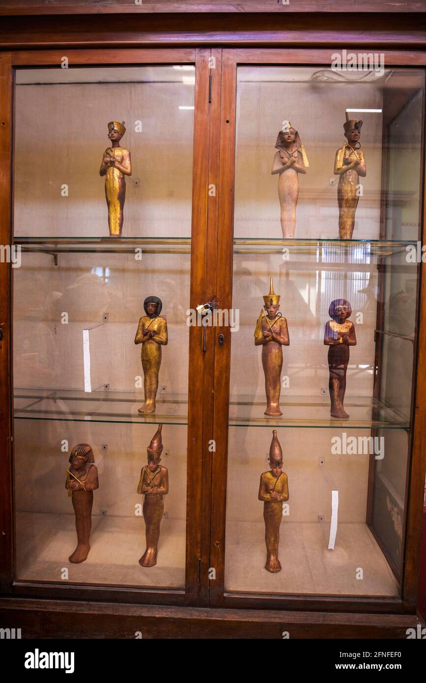 Cairo Egypt - April 13, 2021. Egyptian Museum, various exhibits Stock ...