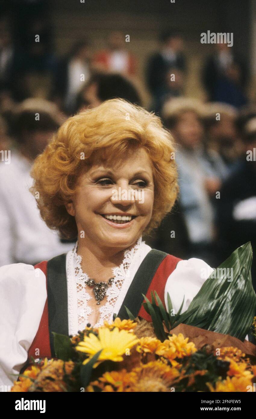 Portrait of the pop singer Maria Hellwig. [automated translation] Stock ...