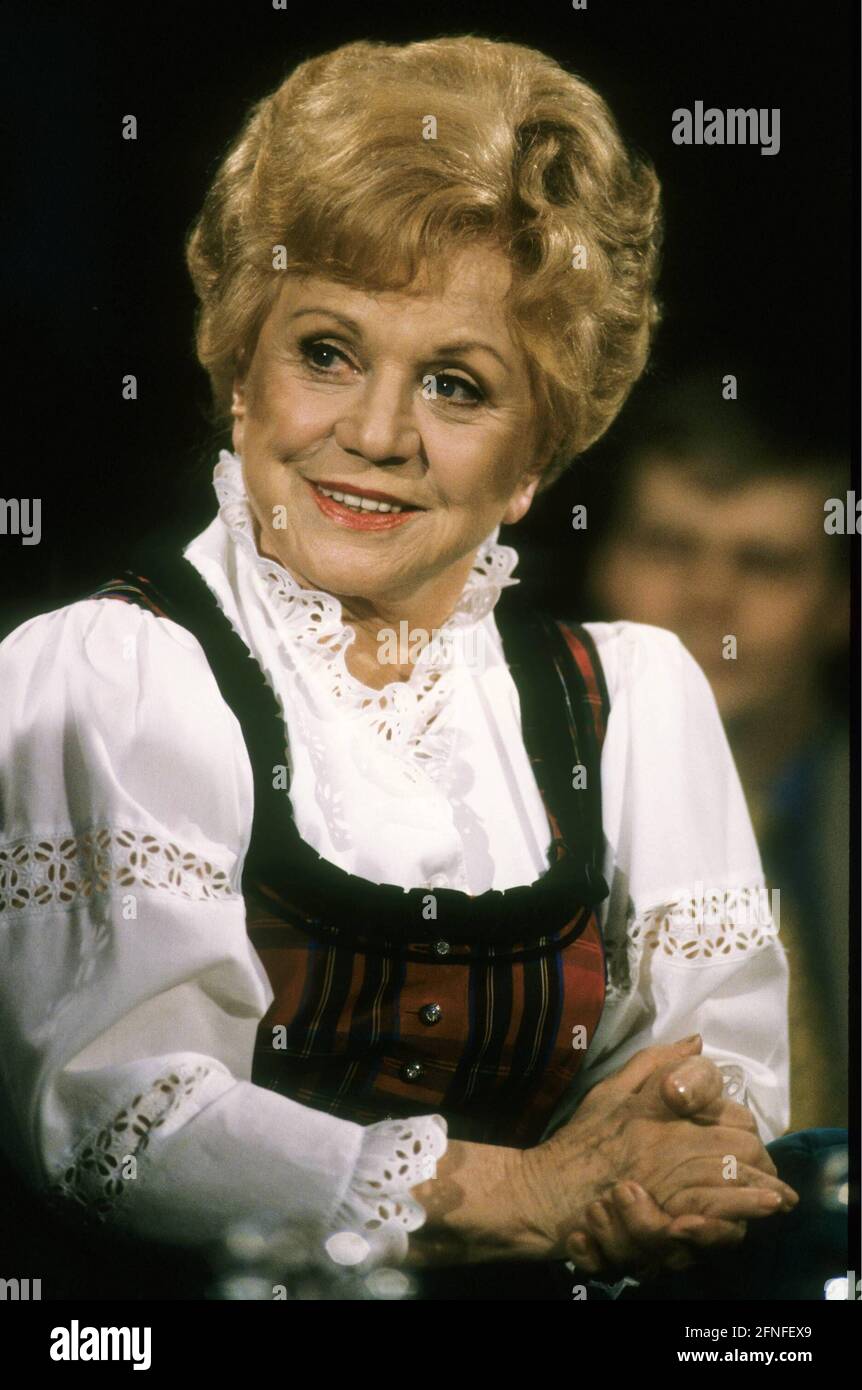 Portrait of the pop singer Maria Hellwig. [automated translation] Stock ...