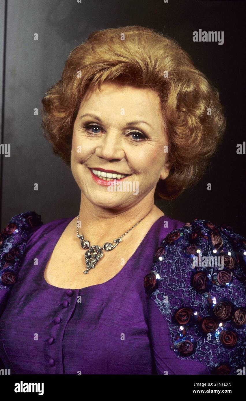 Portrait of the pop singer Maria Hellwig. [automated translation] Stock ...