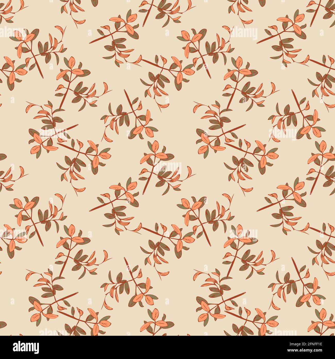 Curved leaves Stock Vector Images - Alamy