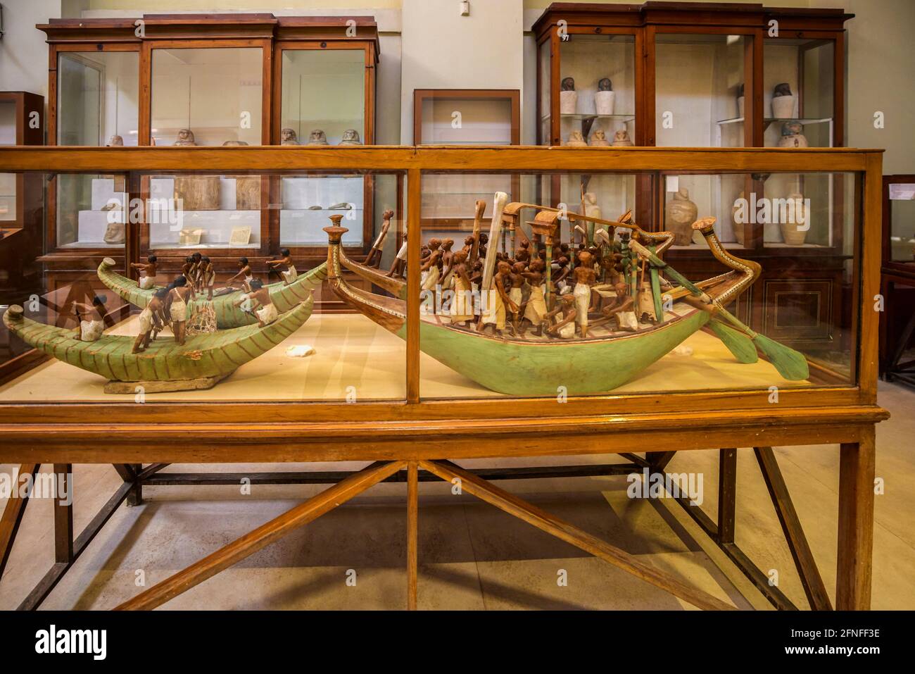 Cairo Egypt - April 13, 2021. Egyptian Museum, various exhibits Stock ...