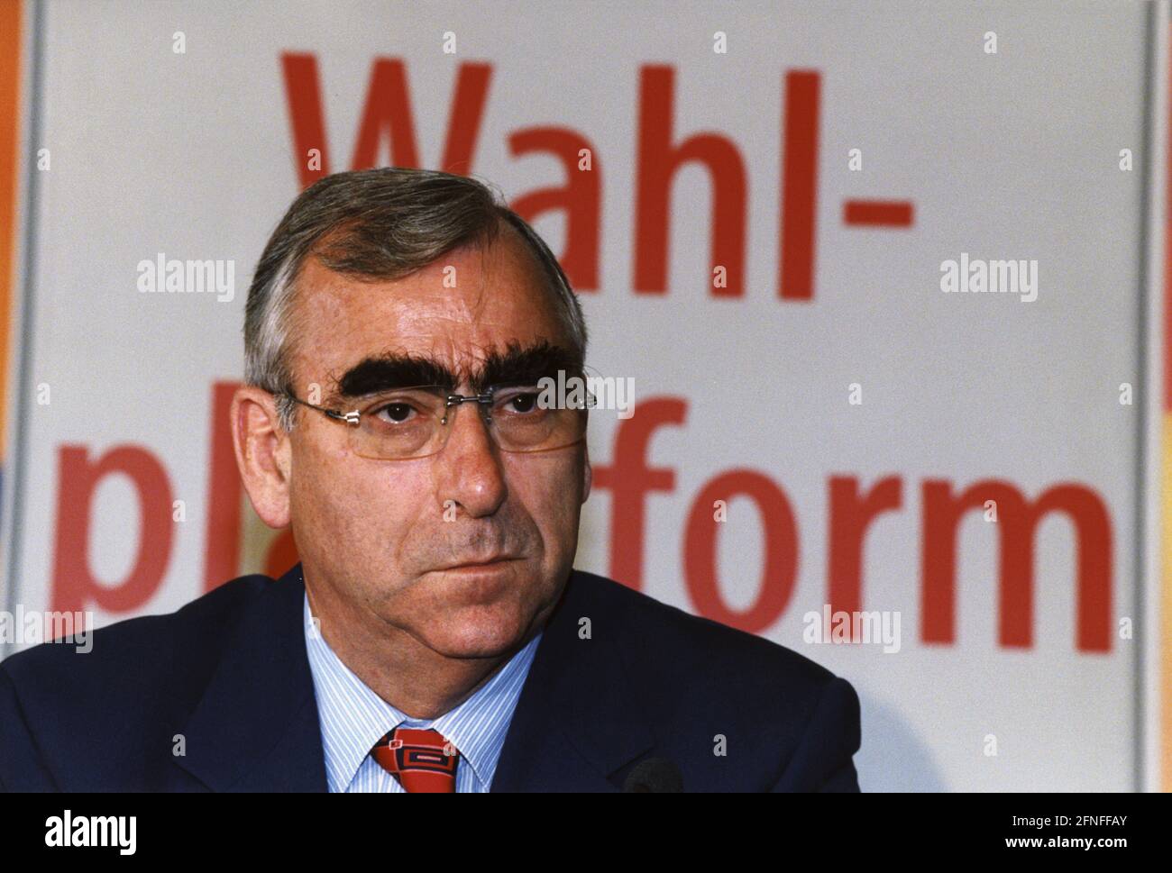 The Federal Minister of Finance and CSU Chairman Theodor Waigel at the ...